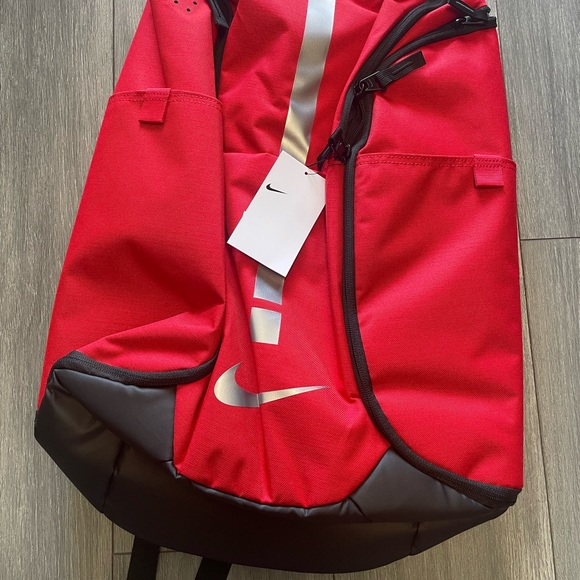 Nike | Bags | Nike Hoops Elite Pro Basketballshoe Backpack Red Black ...